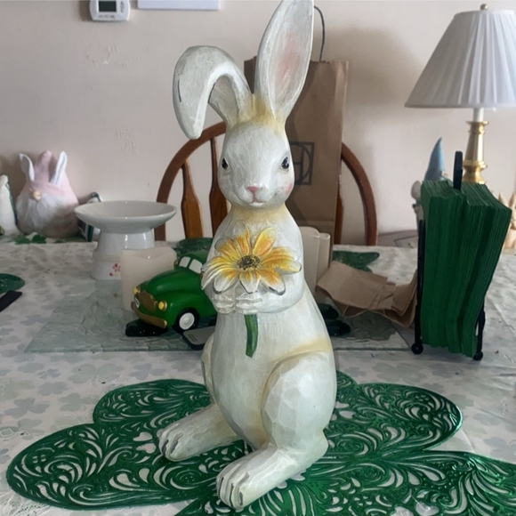 Martha Stewart | Holiday | Martha Stewart Rustic White Easter Bunny ...
